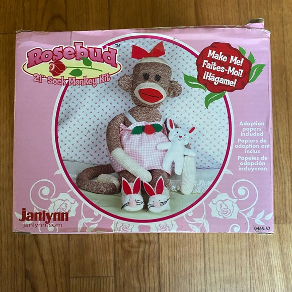 Rosebud | Toys | Y2k Rosebud Sock Monkey Collectable Craft Making Kit ...